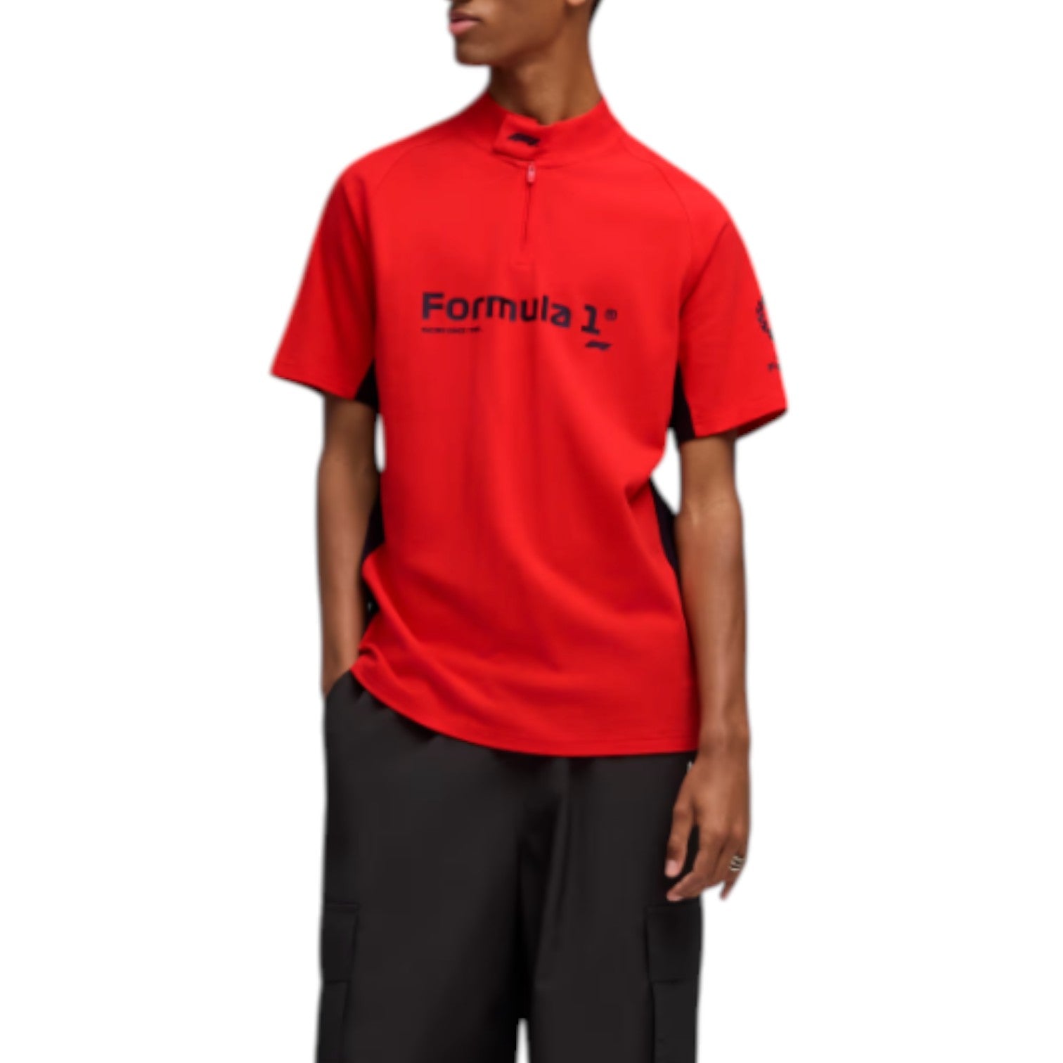 PUMA puma f1 75yrs regular polo shirt 'pop red'